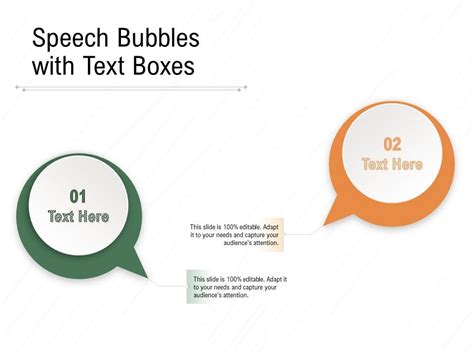 Speech Bubbles With Text Boxes Ppt Powerpoint Presentation Infographics Designs