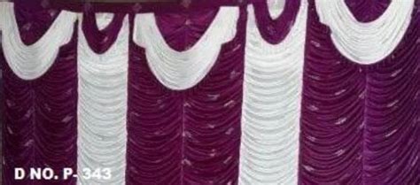 Party Plain Tent Parda For Wedding Decoration At ₹ 1700 In Meerut Id