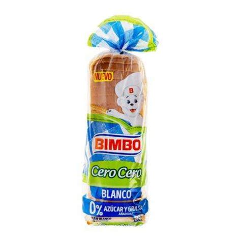 Bimbo Pan Blanco Cero Cero Clínica De Nutrición Etiqueteando
