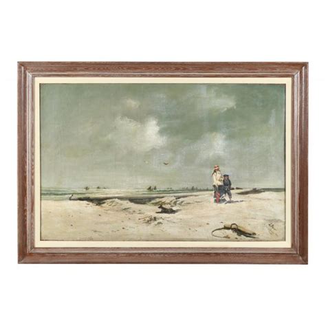 Ludovic Napoléon Lepic French 1839 1889 La Plage De Berck Lot 252