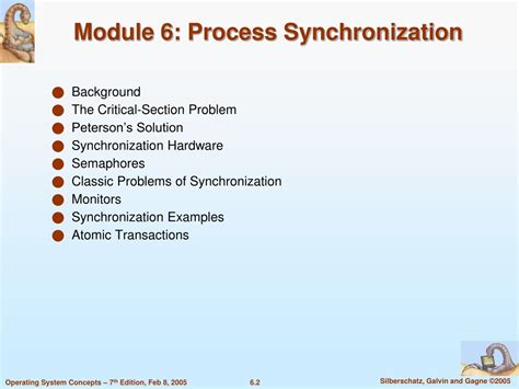 Ppt Processes Synchronization In Operating Systems Solutions And
