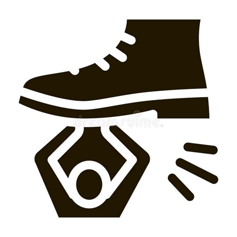 Human Suppression Icon Vector Glyph Illustration Stock Vector