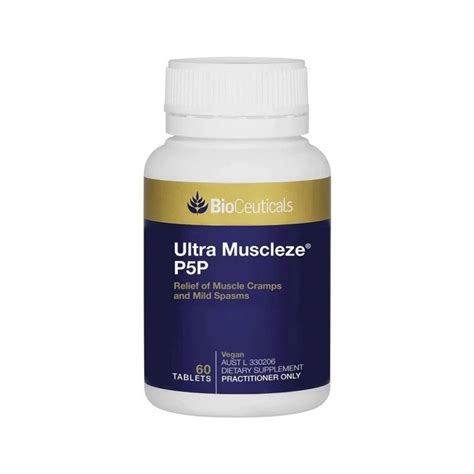 Bioceuticals Ultra Muscleze P5p 60 Tablets Pharmworld Compounding