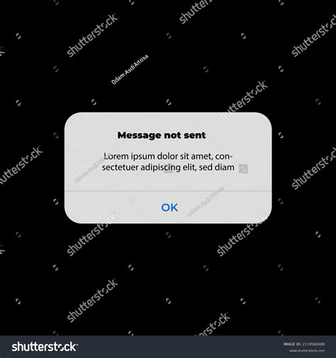 Notification Boxes Template Smartphone Message Interface Stock Vector