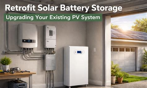 Retrofit Solar Battery How To Add Battery Storage To An Existing Solar