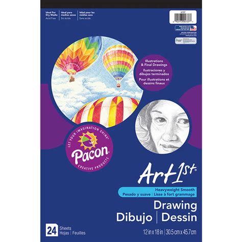 Teachersparadise Ucreate® Drawing Paper Pad Heavyweight 12 X 18
