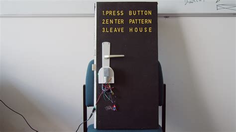 Arduino Powered Door Opener Activated By Knocks 4 Steps Instructables