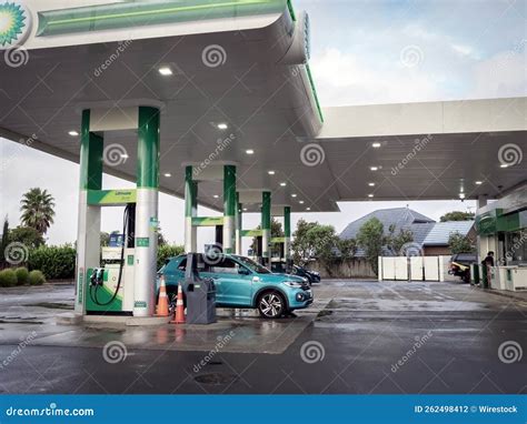 View Of Bp Gas Service Station In Howick Editorial Photography Image