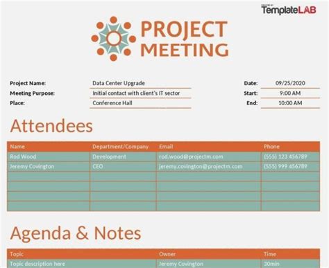 10 Free Meeting Notes Templates To Take Better Meeting Minutes