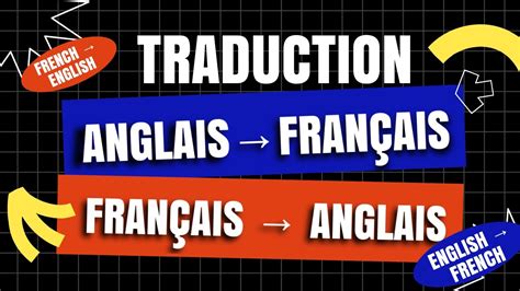 Traduction Français → Anglais Translation French → English Youtube