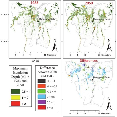Pdf Effect Of Land Subsidence On Flood Inundation In Jakarta Indonesia