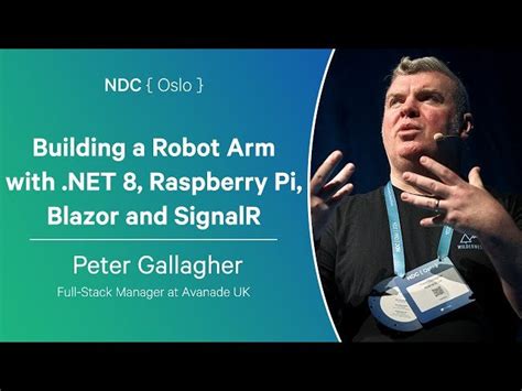 free video building a robot arm with 8 raspberry pi blazor and