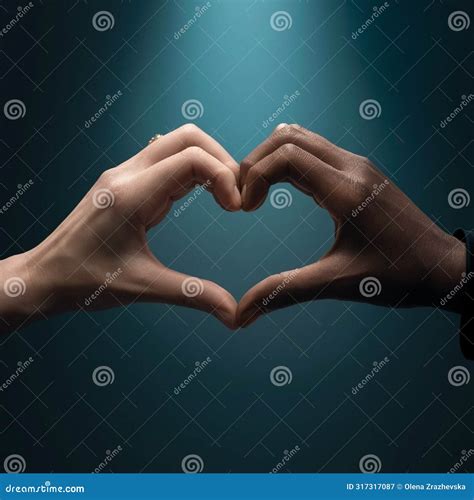 Hands In The Shape Of A Heart Stock Illustration Illustration Of