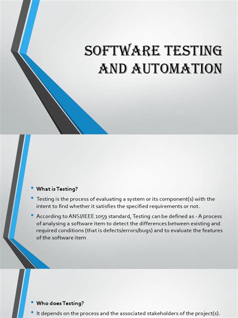 Standa Module 1 Pdf Software Testing Software Bug