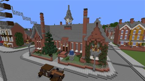 Minecraft Schematic School Building By Randymix