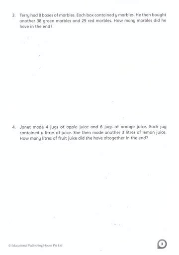 New Problem Solving Processes In Mathematics P6 Openschoolbag