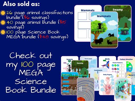 Mammal Classification Activity For Printable Busy Book Animal