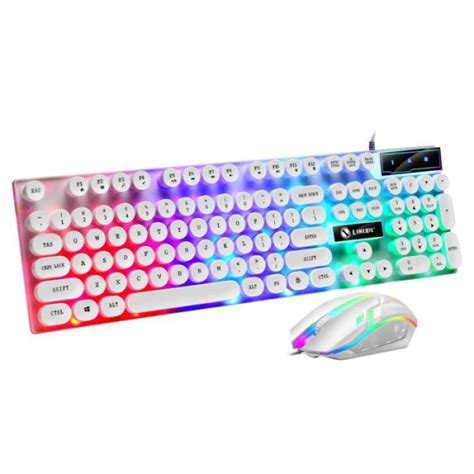 Promo Keyboard Mechanical Komputer Set Gaming Mouse Dan Keyboard Usb Cable Diskon Di Seller