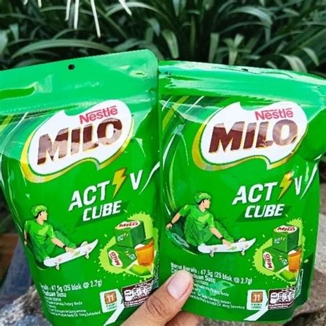Jual [baru]nestle Activ Cube 67 5grx25pcs Milo Candy Cube Permen Milo Cube Milo Shopee