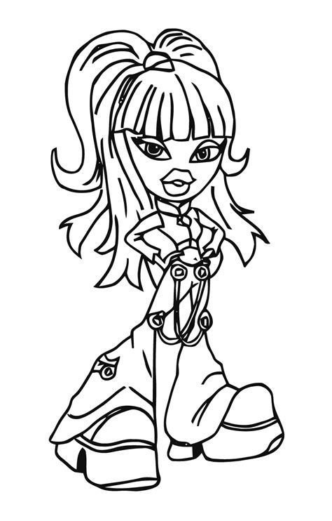 54 Bratz Coloring Pages