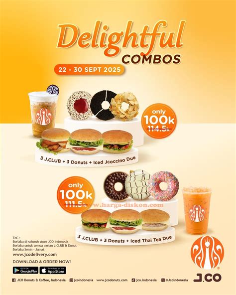 Promo Jco Donut Harga Spesial Paket Rp100000 Periode 22 30 September