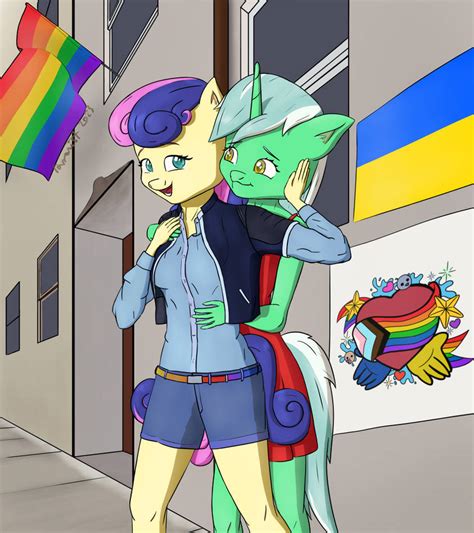 Lyra X Bon Bon Pride Month 2023 By Parronist On Deviantart