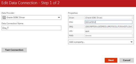 Oracle11g Odbc Connection To Oracle In Datazen Bi Tool Stack Overflow