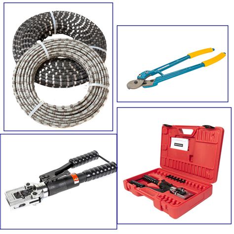 Diamond Wire Cutter And Connecting Hydraulic Crimping Tool Hydraulic Crimping Tool And