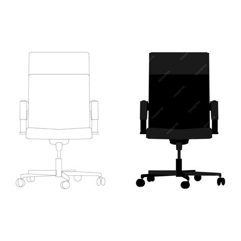 Premium Vector Office Chair Silhouettes