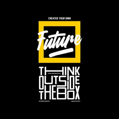 티셔츠 및 기타 용도를 위한 미래의 타이포그래피 벡터 일러스트 레이 션 프리미엄 벡터