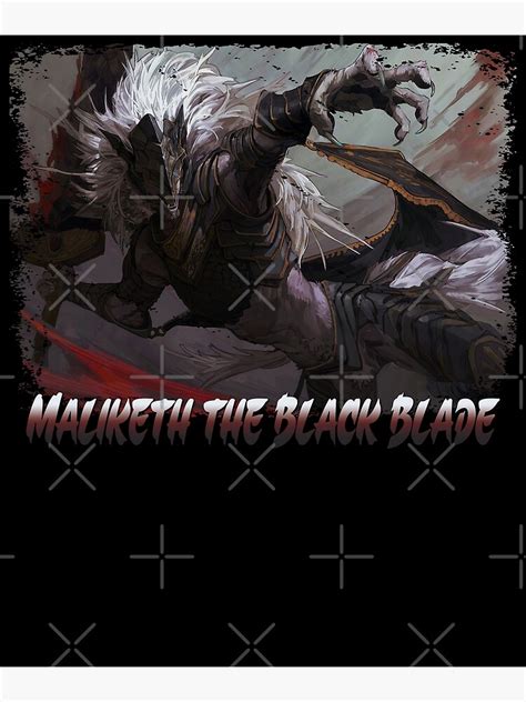 Elden Ring Maliketh The Black Blade Second Form Art Print For Sale By Hunter Wolfman Redbubble