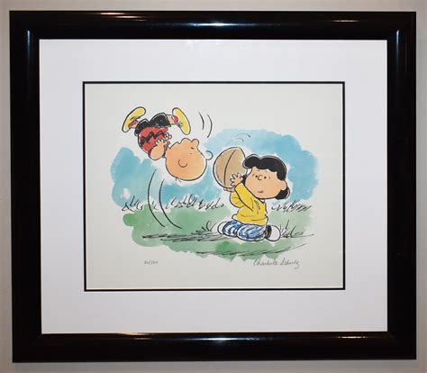Peanuts Animation Art Limited Edition Lithograph Auugghhhh 1994