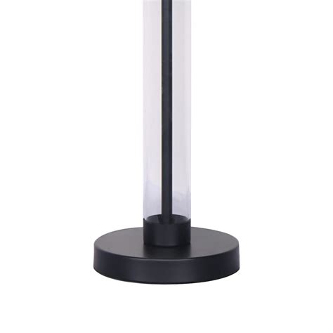 Slim Clear Glass Column Table Lamp Candace And Basil Furniture