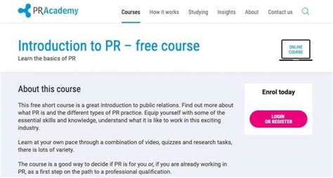 14 Online Pr Classes You Can Try Now Tck Publishing