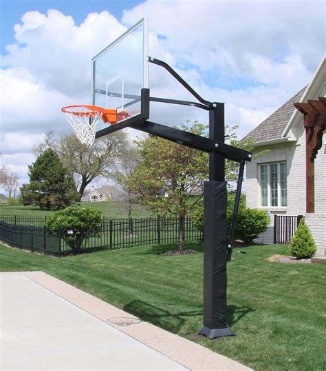 72 In Ground Basketball Hoop Height Adjust Goalstand Standard Tempered