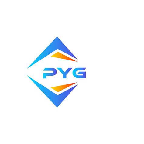 Pyg Abstract Technology Logo Design On White Background Pyg Creative