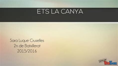 Ets La Canya Ppt