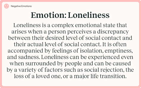 Feeling Emotionally Lonely