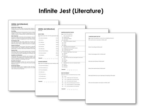 Infinite Jest Literature Made By Teachers
