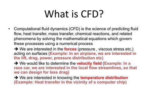 Computational Fluid Dynamics Cfd Pptx 3 D Graphics Computer
