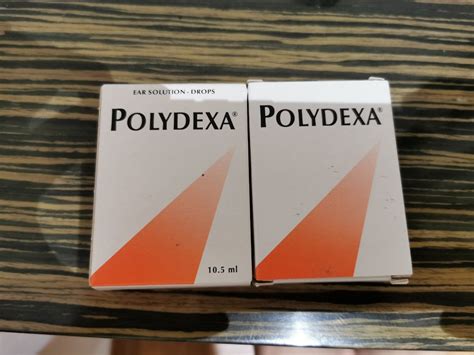 Polydexa Eardrops Ointment Ear Drops Beauty And Personal Care Ear Care