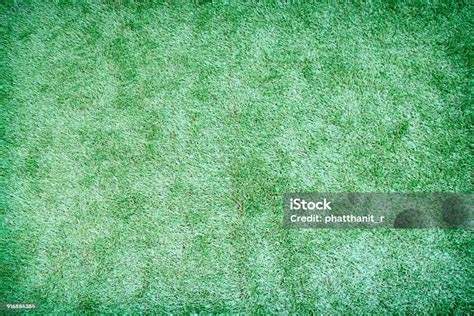 Green Artificial Grass Texture Or Background And Empty Space Stock