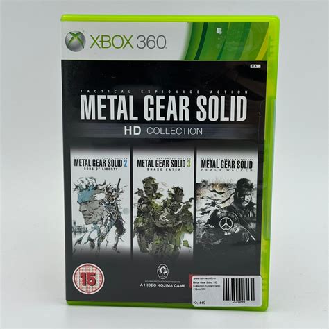 Metal Gear Solid Hd Collection Covereske Xbox 360