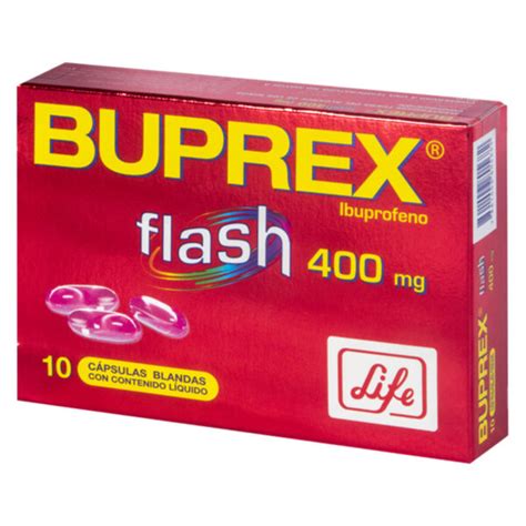 Buprex Flash 400mg CÁpsulas X 10 Und Farmacias Dr Frei