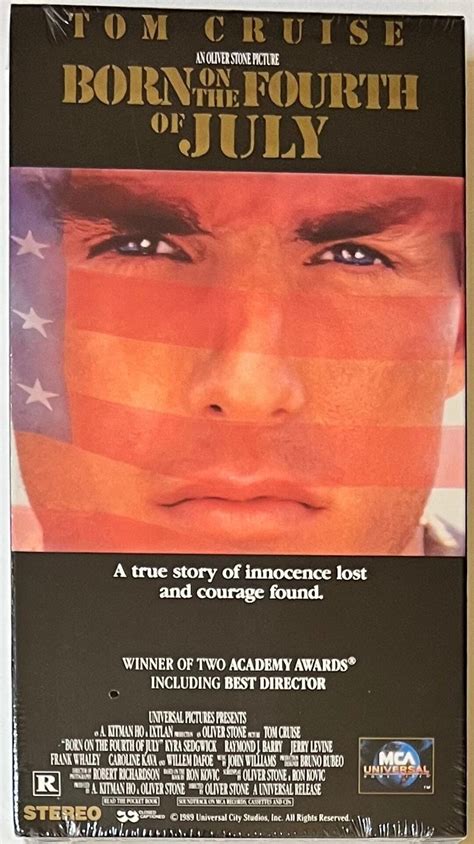 Born On The Fourth Of July Vhs Sealed Etsy