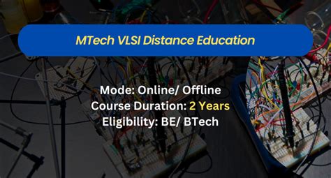 Mtech Vlsi Design Distance Education Admission Fee And Syllabus