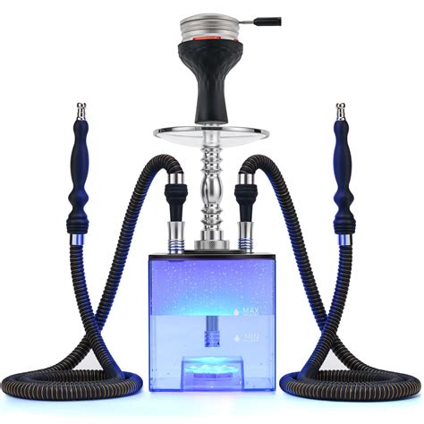 Hookah Set With Everything Kitosun Updated Cube Modern Shisha Include