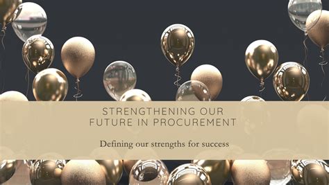 Strengthening Our Future In Procurement