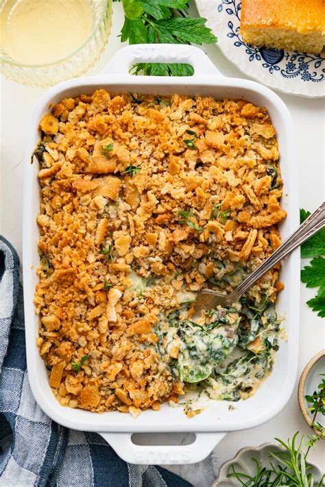 Fresh Spinach Casserole Spinach Gratin Spinach Casserole