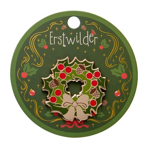 Forest Wreath Enamel Pin Erstwilder